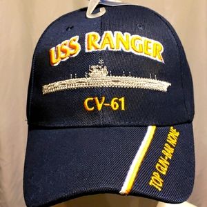 Accessories | Military Us Navy Uss Ranger Hat | Poshmark